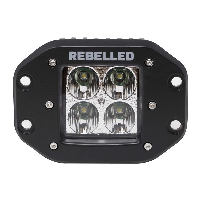 2" LED Flush-Mount Pod Light - Pair – Rebelled